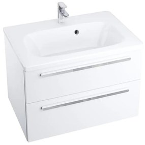 Koupelnová skříňka pod umyvadlo Ravak Chrome 80x49 cm bílá X000000922