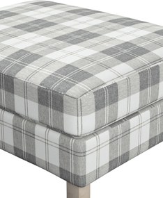 Potah na podnožku IKEA Karlstad barva šedá látka pletený vzor, vzorované