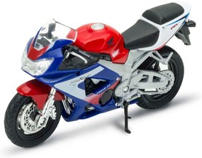 Welly Motocykl Honda CBR900RR Fireblade 1:18 modročervená