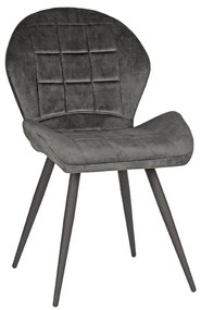 LABEL51 jídelní židle SIL antracit velur Color: Anthracite IH-50.060