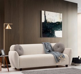 Hanah Home Třímístná pohovka EDDY krémová 223 cm 560ARE1329