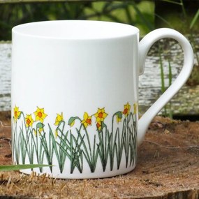 Porcelánový hrnek Daffodils 250ml, Wiggles &amp; Florence UK