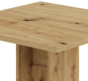 Kondela Jídelní stůl, dub artisan, 67,5x67,5 cm, EVERET