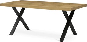 Jídelní stůl HT-R5316 OAK, lamino, dub (180 x 90) cm