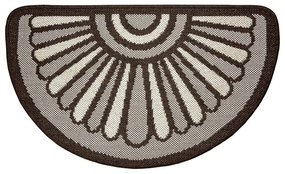 Hnědá rohožka Hanse Home Weave Ornamento, 50 x 80 cm