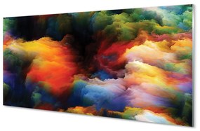 akrylový obraz fraktály 125x50 cm