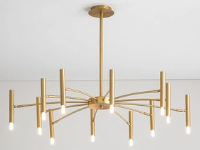 Redo 01-2774 závěsné svítidlo Rayen matný bronz, 12L, G9, ø98cm