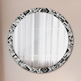 Kulaté dekorativní zrcadlo Kolibřík fi 100 cm