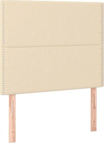 vidaXL Box spring postel s matrací 90x200 cm textil [3127858] Barva: Modrá