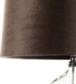 Dekorační lampa AMORA tmavě hnědá