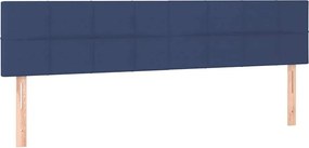 Box spring postel s matrací modrá 160x200 cm textil 3126819
