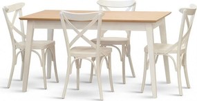 Stima Stůl Y25 variant | Odstín: dub kansas-bílá,Délka stolu: 180,Šíře stolu: 90
