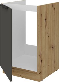 ARIA pa | dolní skříňka 50 ZL 1F dřezová | 50 cm | ANTI FINGERPRINT povrch | artisan/šedá grafit