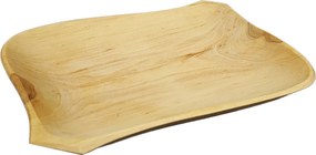 AMADEA Dřevěný servírovací podnos, masivní dřevo, 23 cm