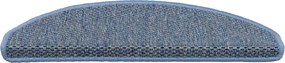 Samolepicí rohože na schody Sisal-Look 30 ks 65x21x4 cm Modrá 3365874