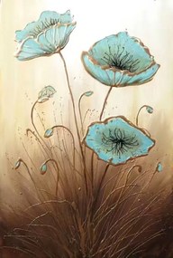 Obraz - Modré květy