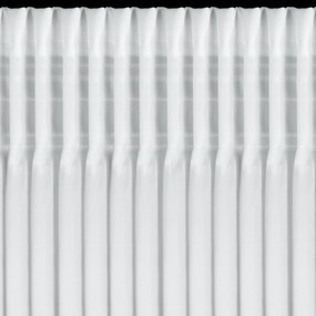 VÁNOČNÍ ZÁCLONA NA PÁSCE FLAKE 350X160 CM BÍLÁ
