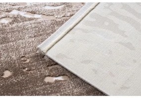 koberec AKRYL USKUP Dřevo 9482 krémový / hnědý velikost 100x300 cm | krásné koberce cz