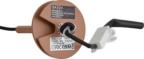 Moderní závěsná lampa Mocha s integrovanou stropní deskou - Chuba