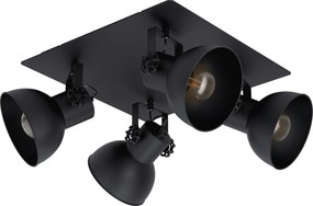 XXXLutz BODOVÉ SVÍTIDLO, 4x40 W/E27, 45/45/23,6 cm Eglo - Online Only svítidla - 003348219404