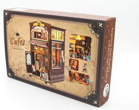 2Kids Toys 3D skládačka Zarážka na knihy Kavárna