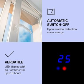 Klarstein Studio Light & Fire 1 Smart, elektrický krb, 1000/2000 W, MDF, WiFi Control