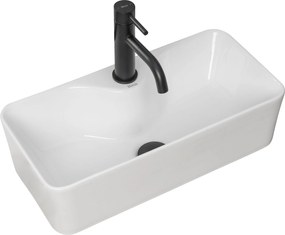 Rea Mery umyvadlo na desku 50x25 cm, bílá , REA-U0699