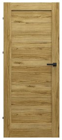 Porta doors Interiérové dveře rámové, 80 L, 848 × 1985 mm, fólie, levé, dub, plné