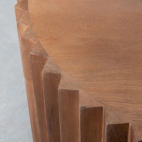 LABEL51 Konferenční stolek NOVAN hnědý 70 cm