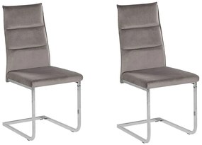 Set 2 ks. jídelních židlí REDFORD (šedá). 1023101