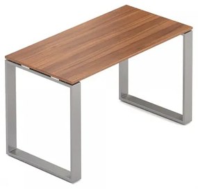 Jednací stůl Creator 120 x 60 cm, šedá podnož / Ořech