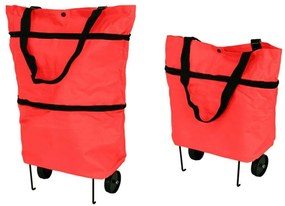 APT AG392 Nákupní taška na kolečkách 48x27cm červená