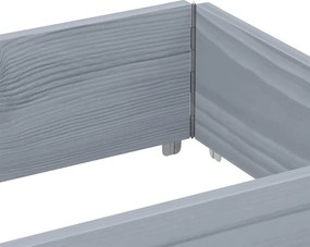 Zahradní truhlík šedý 150x50 cm masivní borové dřevo 3295409