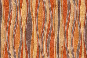 DIMEX | Vliesová fototapeta Podzimní vzor MS-5-1456 | 375 x 250 cm| červená, oranžová, hnědá