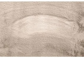 koberec BUNNY taupe, béžová, imitace králíčí kožešiny velikost 160x220 cm | krásné koberce cz