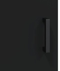 Skříň highboard černá 34,5 x 34 x 180 cm kompozitní dřevo,  3199234
