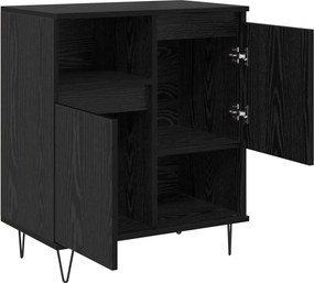 Servírovací skříň 2 ks Černý dub 60 x 35 x 70 cm 3394550