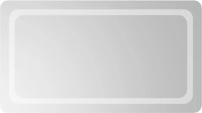 Koupelnové zrcadlo s LED osvětlením 50 x 90 cm 3154098