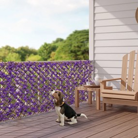 Costway Živé ploty na stěnu rostlin s fialovým eukalyptem, umělé Ivy Garden