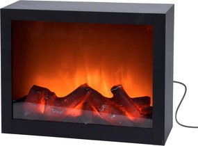 Elektrický krb LED vánoční dekorace, 29 x 23 cm