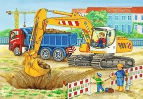 Ravensburger Staveniště a dvůr / 2x12 dílků / od 3 let