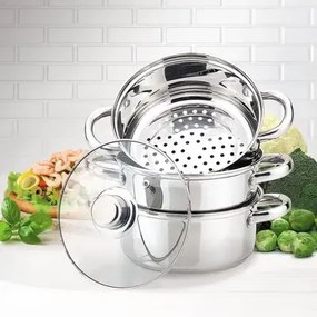 Maestro MR-2900-20 nerez / Hrnec s pokličkou / 20 cm / 3 l