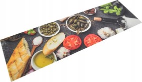 Fionshop 262767423 Kuchyňský koberec omyvatelný Víno a jídlo 45 x 150 cm