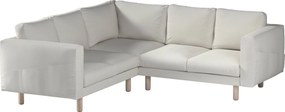 Potah na pohovku IKEA Norsborg rohová 4-místná barva šedá látka pletený vzor