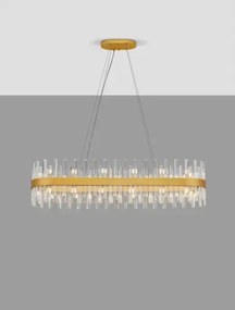 Zlatá designová svítilna Crown 120