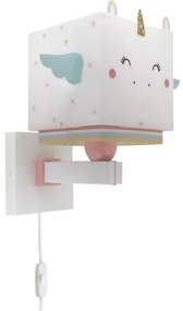 Dalber 64599 - Dětské nástěnné svítidlo LITTLE UNICORN 1xE27/15W/230V