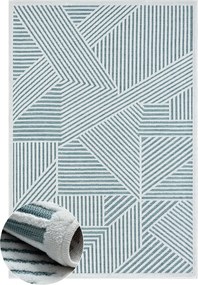 My Flair, AKCE: 200x300 cm Kusový koberec Casa II blau – na ven i na doma, modrá, chodba / předsíň