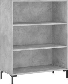 Skříň highboard betonově šedá 69,5x34x180 cm kompozitní dřevo 3198725