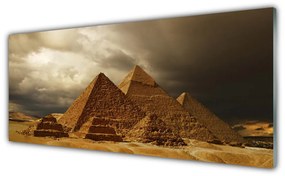 akrylový obraz Pyramidy Architektura 125x50 cm