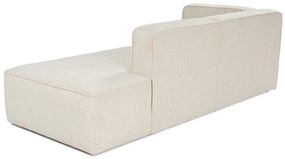 Hanah Home Dvoumístná krémová pohovka MORE M pravá 210 cm